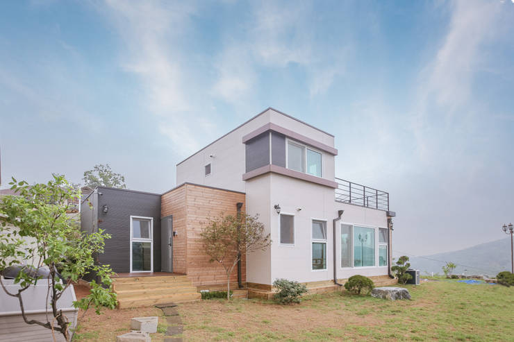 공간제작소(주) 의 공간제작소 30py 형 대 목조주택 | 호미파이 & homify