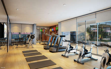 Ruang fitness: ide desain, inspirasi & gambar | homify