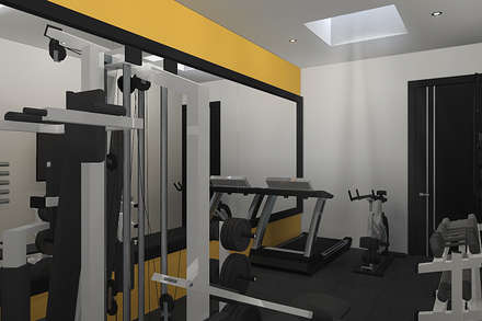 Ruang fitness: ide desain, inspirasi & gambar | homify