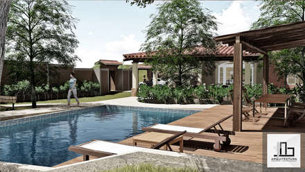 Piscinas rústicas: Ideias e Inspirações | homify