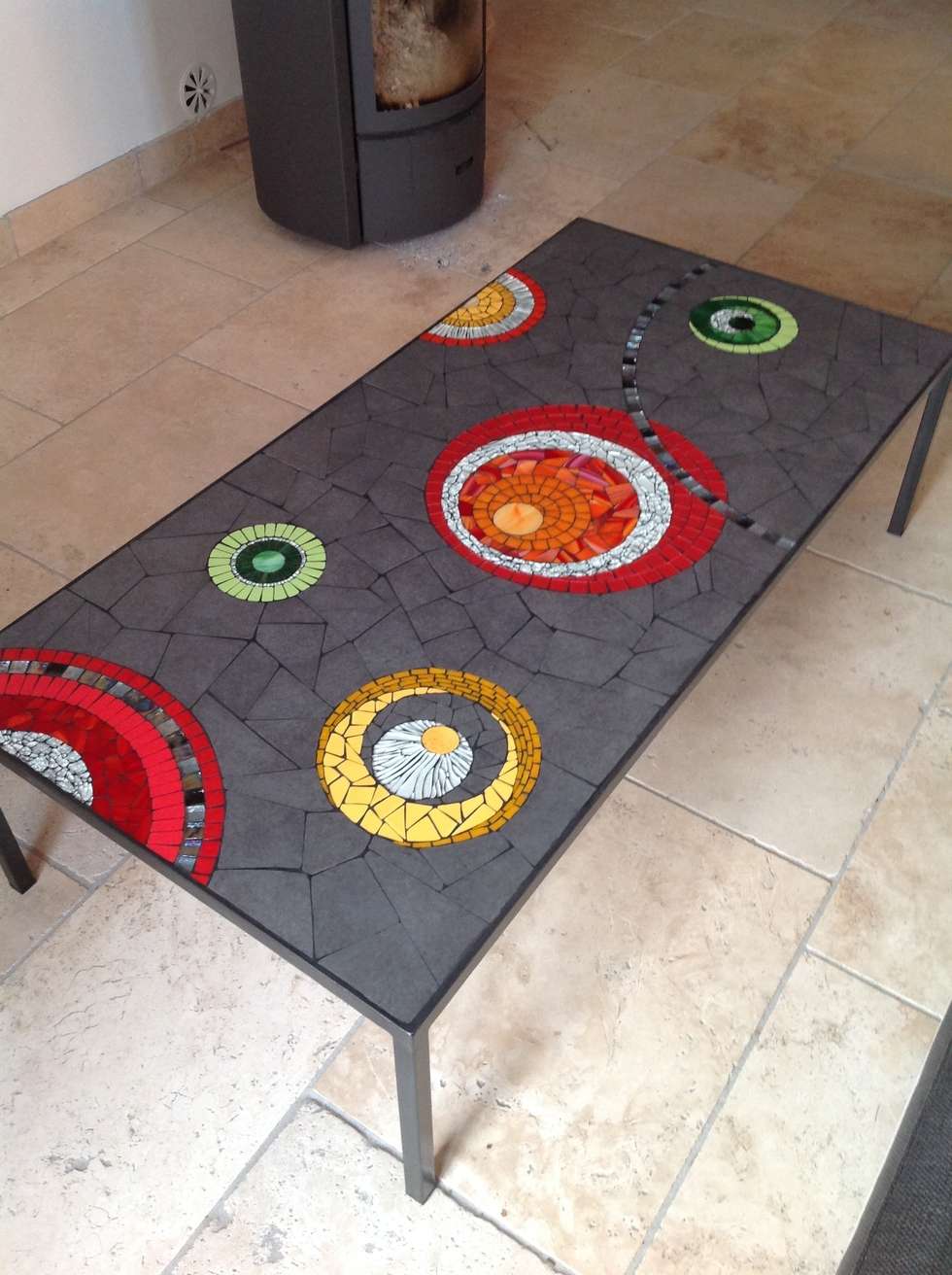 Table basse : maison de style par credemo (creation decoration mosaique ...