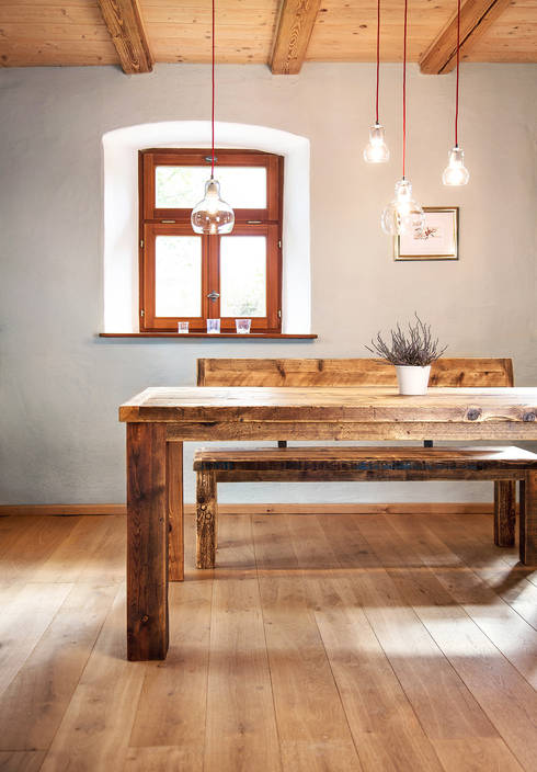 8 Comedores rústicos en madera que te dejarán sin palabras