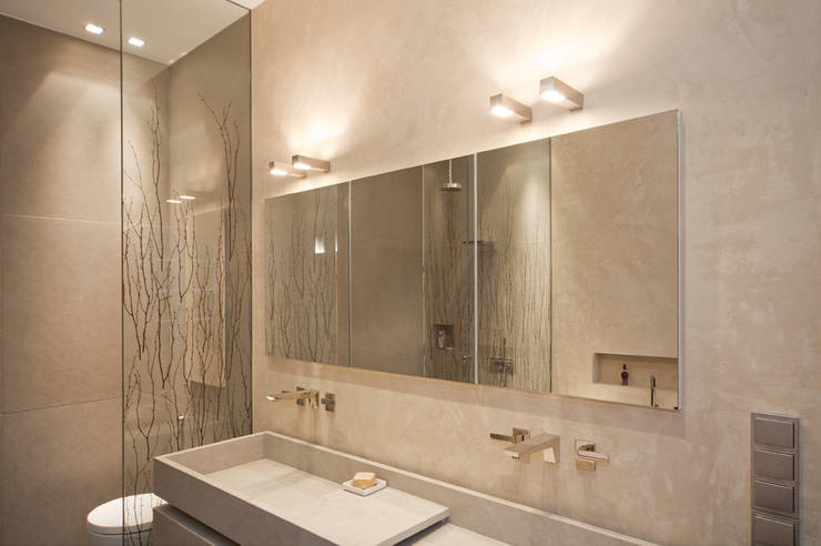 Badezimmer mit Mineralputz veredelt von Einwandfrei - innovative ...
