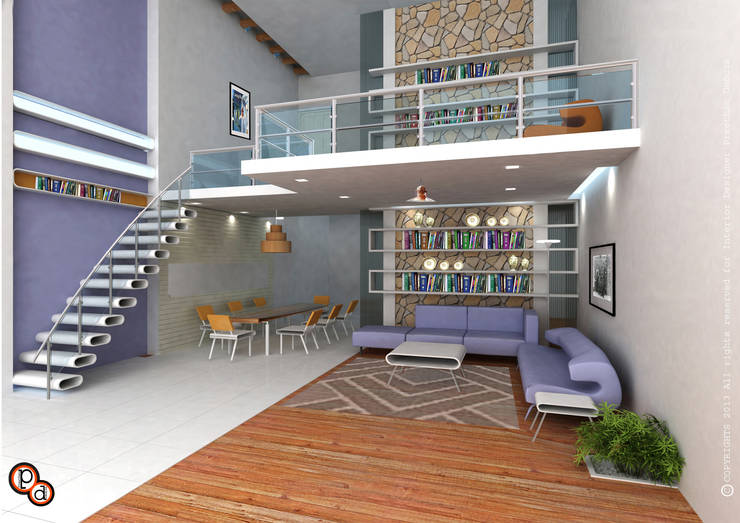 Interior Design Small House Mezzanine