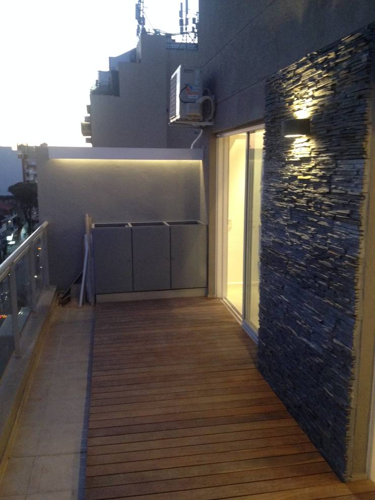 Balcon Terraza Moderno de Estudio Nicolas Pierry: Diseño en ...
