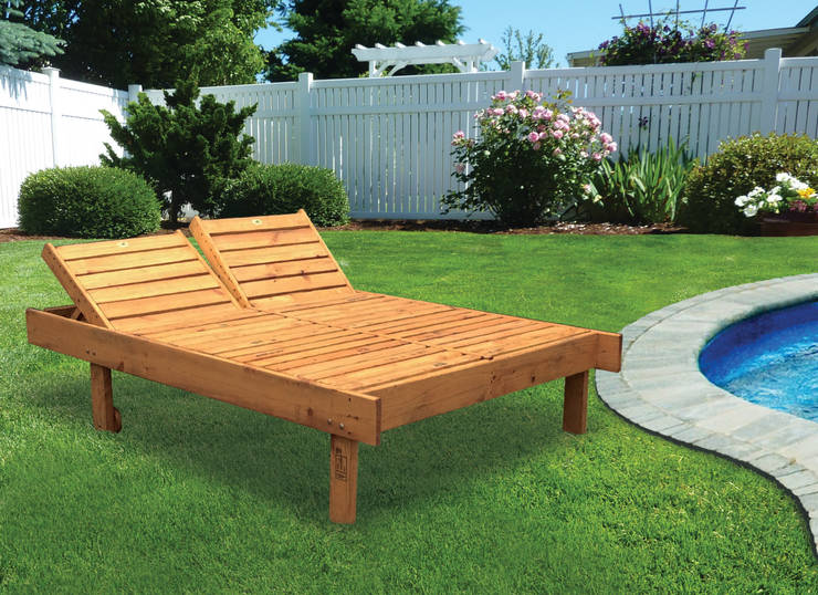 10 reposeras de madera para broncearse al sol