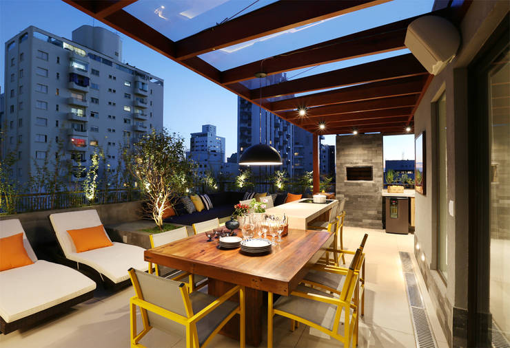 30 varandas e pergolados com tetos transparentes para se inspirar e ...