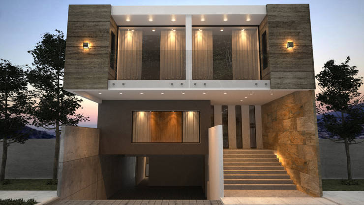 12 Entradas escalonadas para que tengas una fachada fabulosa