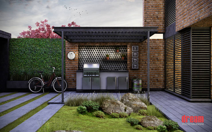Patios con asador: ¡7 ideas fantásticas!