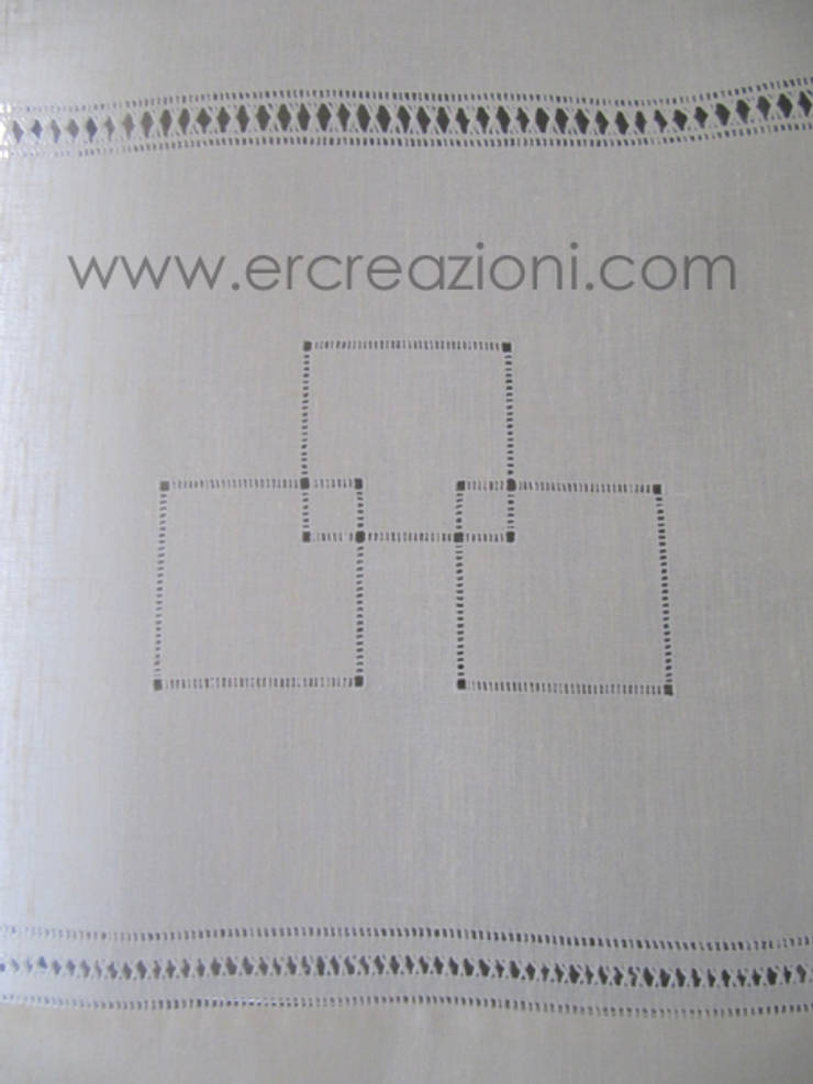 Tende in lino ricamate di ERcreazioni - Eleonora Rossetti Creazioni ...