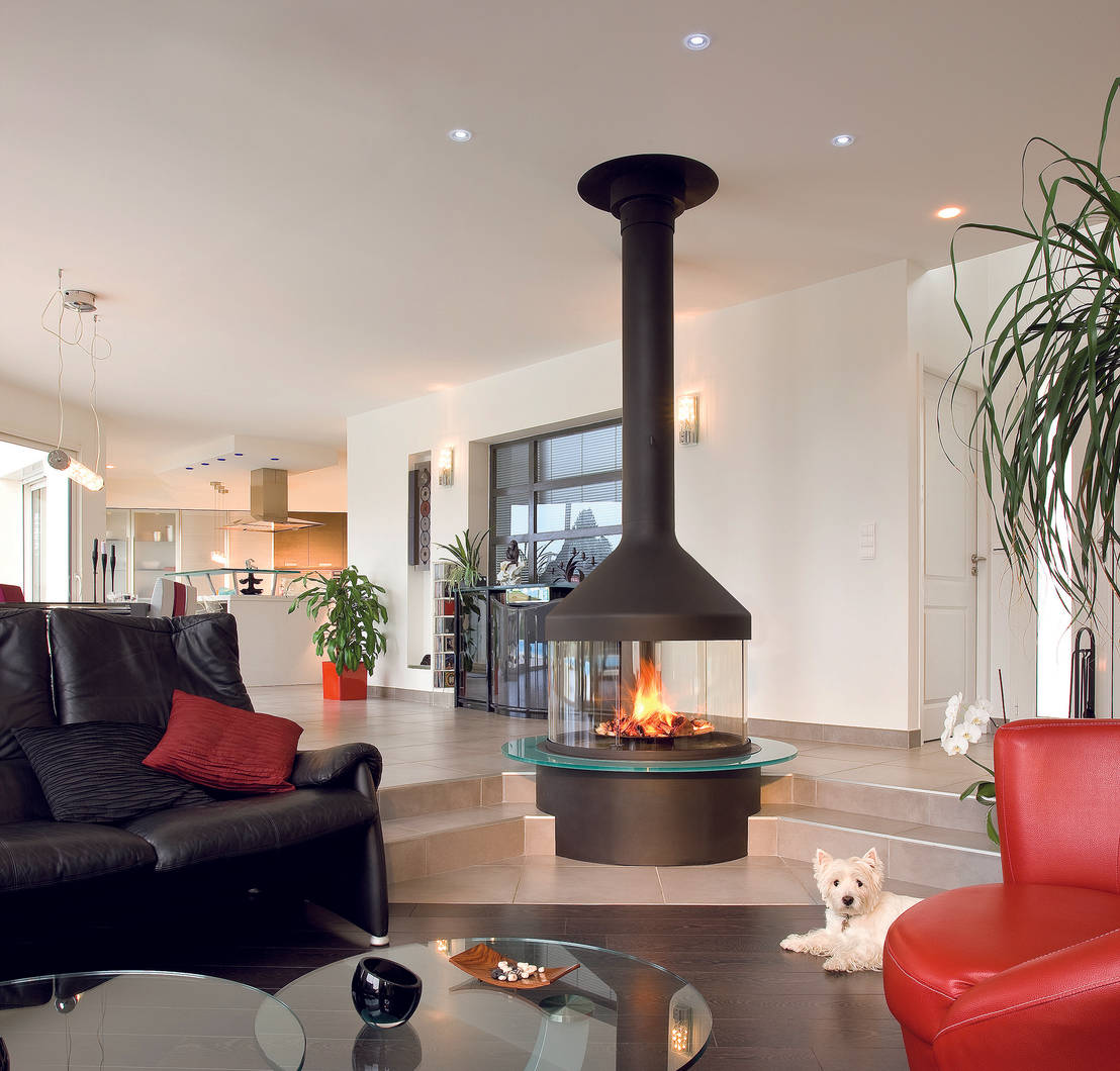Moderne Kamine mit brandheißem Design