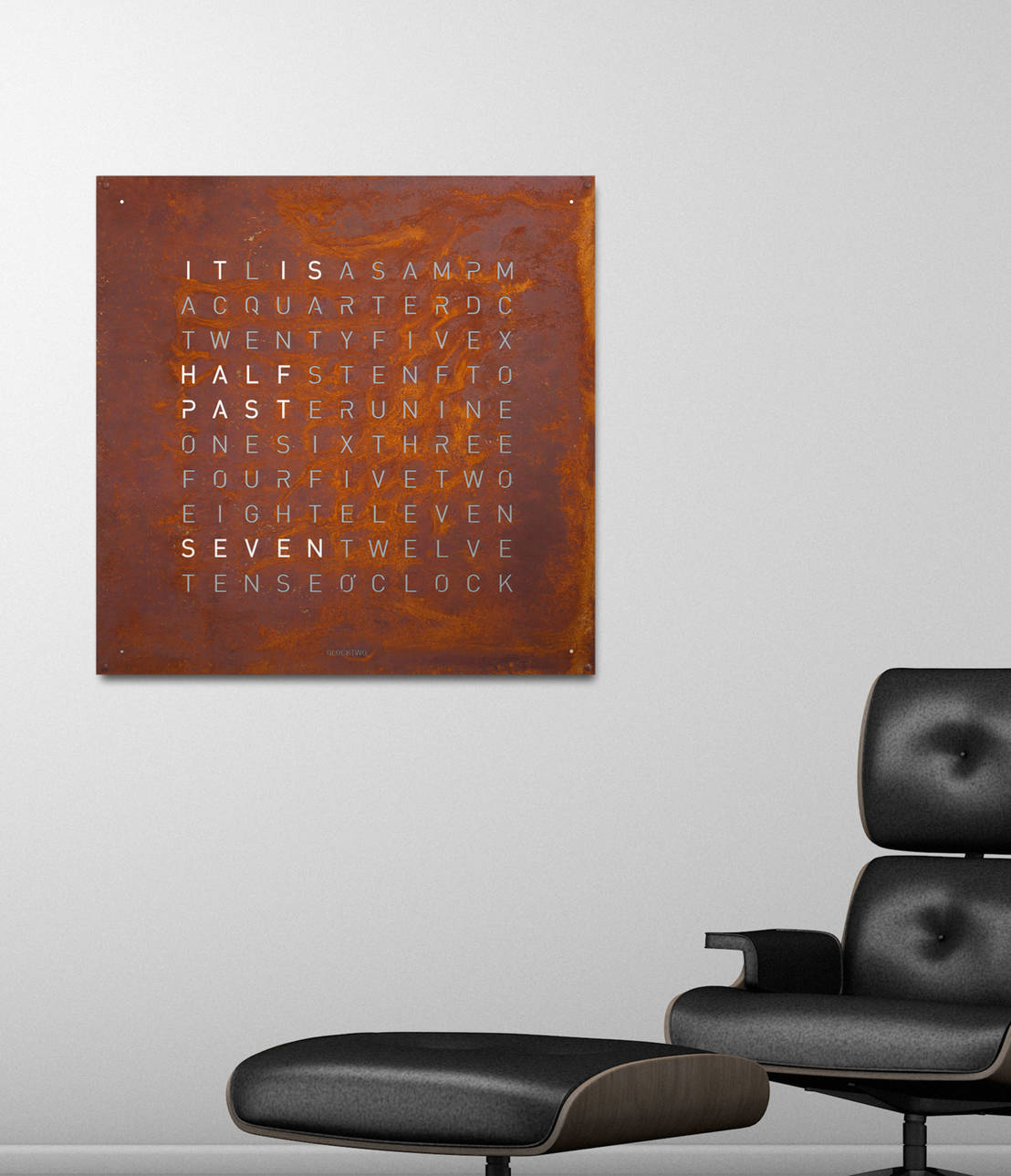 QLOCKTWO LARGE RUST | homify