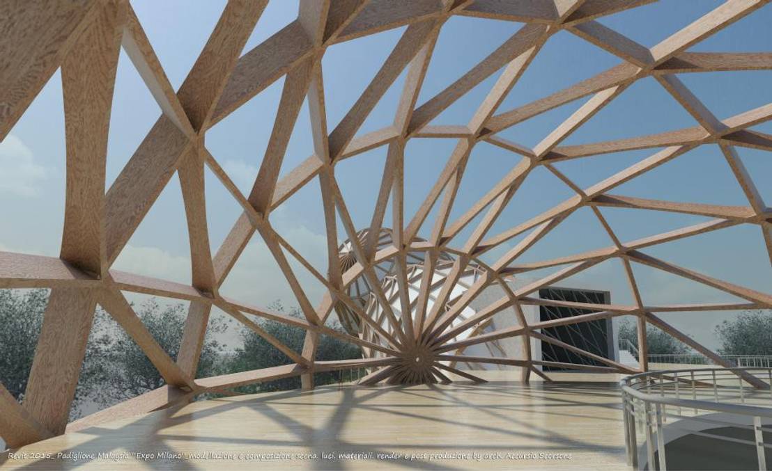 3D modellazione Revit_2015 Padiglione Malaysia_ EXPO Milano 2015 | homify