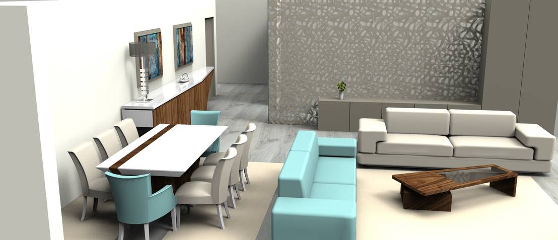 Projeto 3D Sala | homify