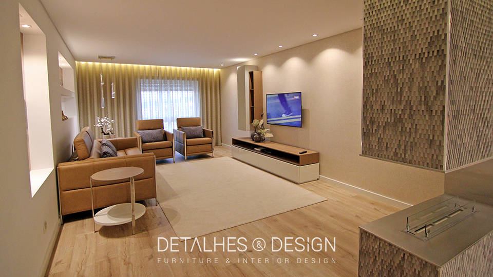 Projeto Design de Interiores - Open space (Hall, Sala e Cozinha) | homify