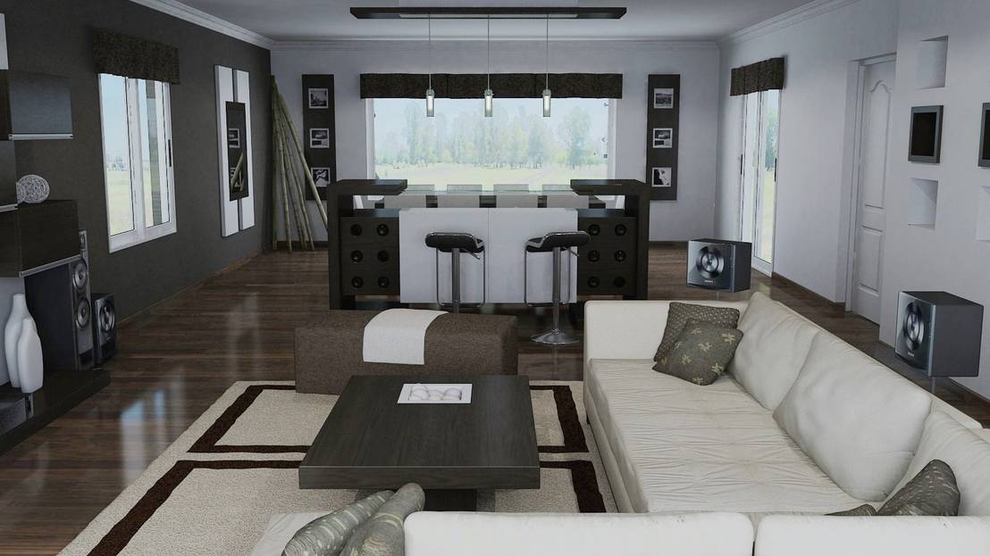 Proyecto de diseño interior de living comedor | homify