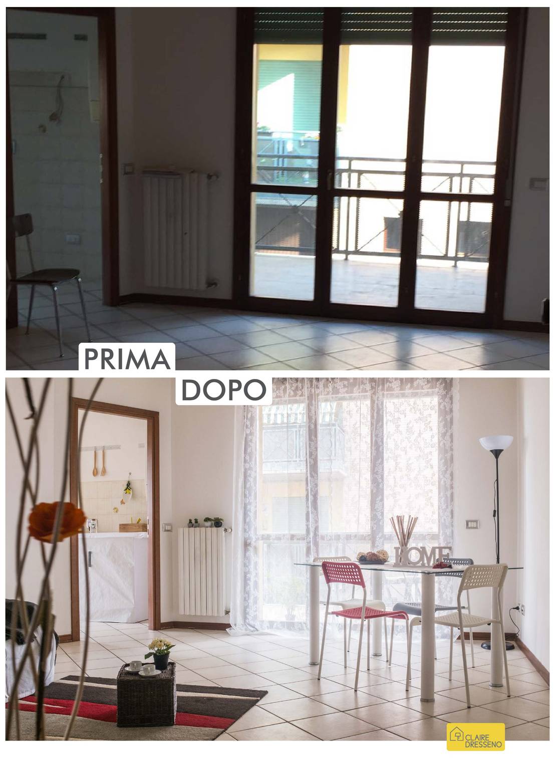 Alcuni esempi di interventi di home staging - prima e dopo | homify