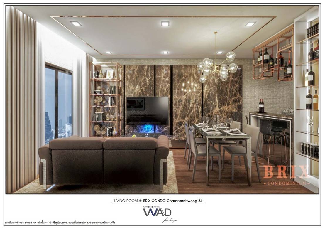 Project: THE BRIX CONDO CHARANSANITWONG 64 | homify