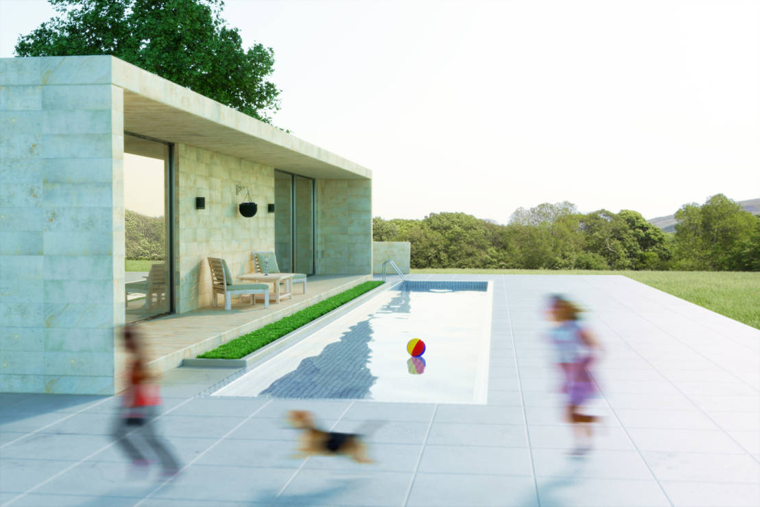 Render esterni progetto ristrutturazione parziale villa privata | homify