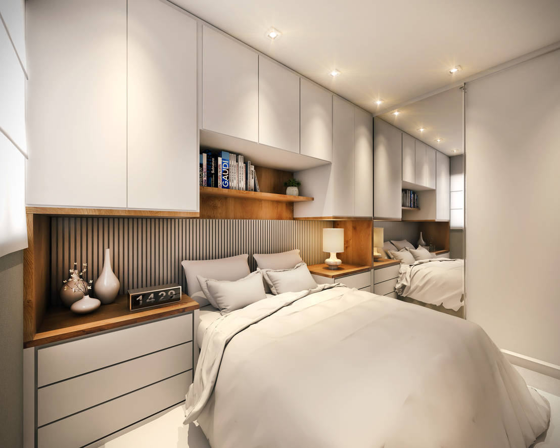 PROJETO DE REFORMA DE QUARTO DE CASAL | homify