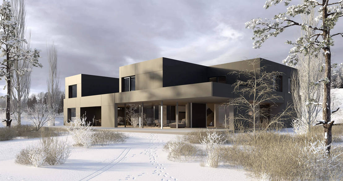 Render 3D Casa - Visualización 3D | homify