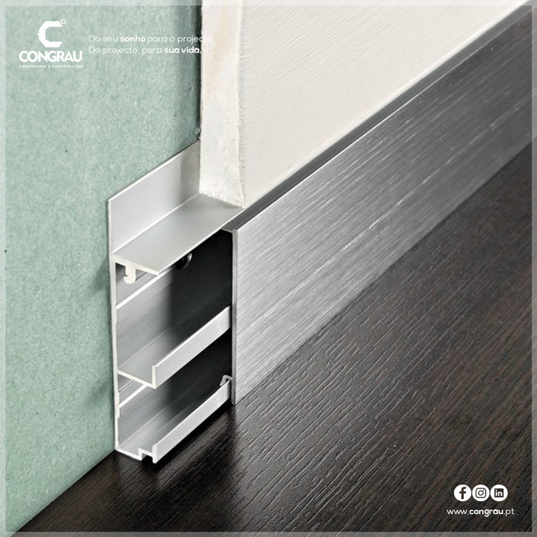 Rodapé - Embutido, flutuante ou sobreposto. Por qual optar? | homify