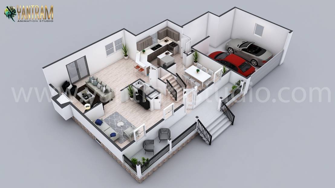 Residential 3D Floor Plan Design by 3d Architectural Design Studio ...