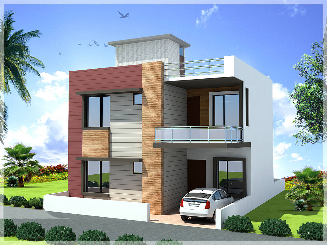 Modern Duplex House Plan in 30x40 Sq Ft Plot Size | homify
