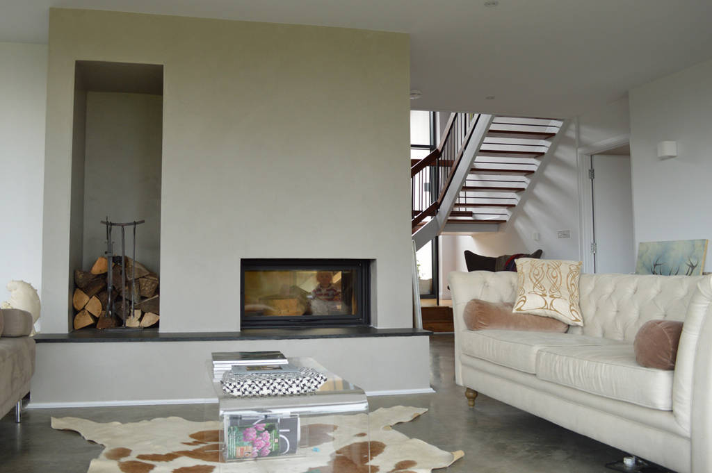 A dual aspect fireplace | homify