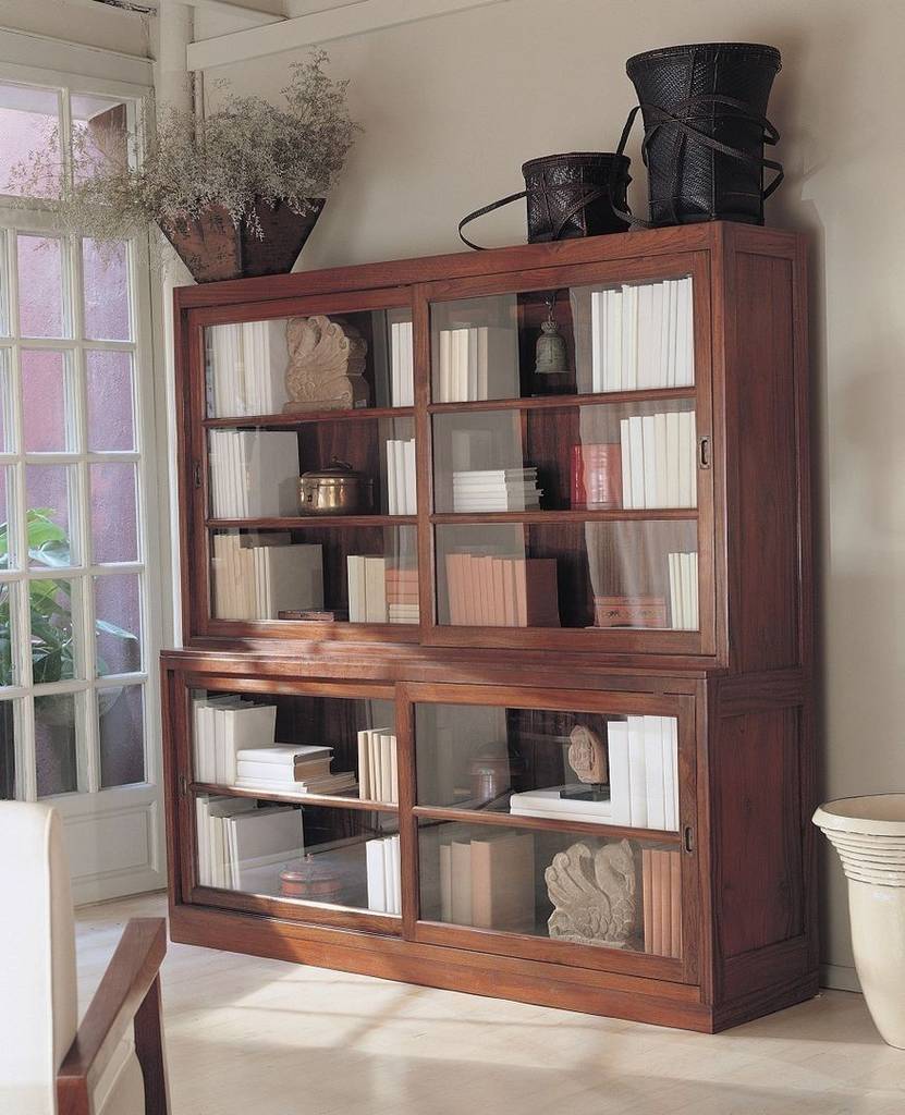 Librería Vitrina Colonial Asian Homify