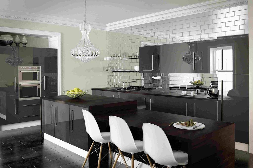 Metallic anthracite kitchen dream doors ltd kitchenstorage | homify
