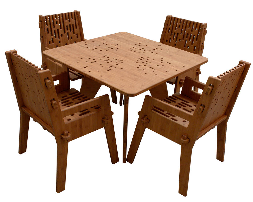 Mesa con 4 sillas beat de wedgewood furniture moderno | homify