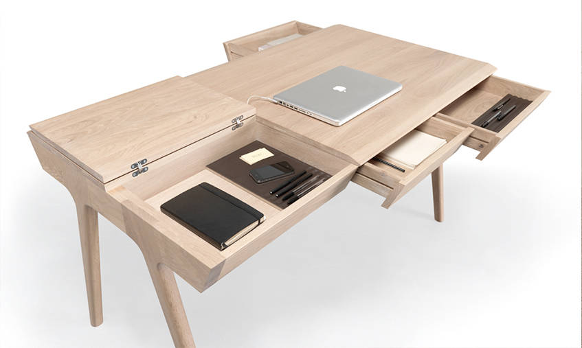 Metis desk por wewood - portuguese joinery eclético madeira maciça ...