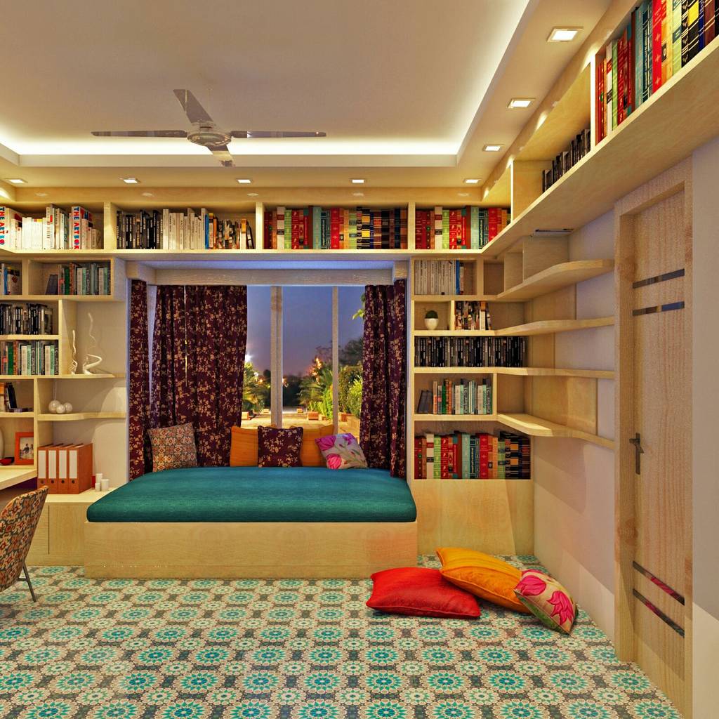 Study room with window seating | homify