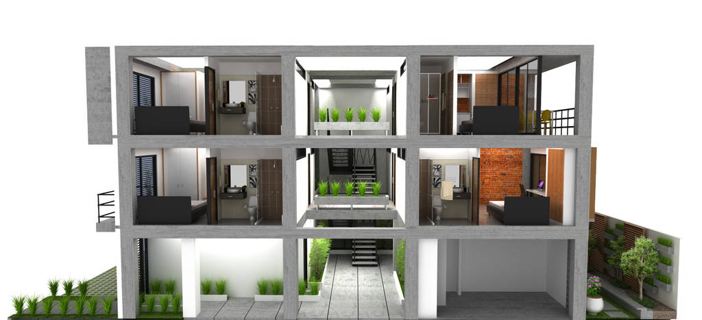 Vista en corte 2 | homify