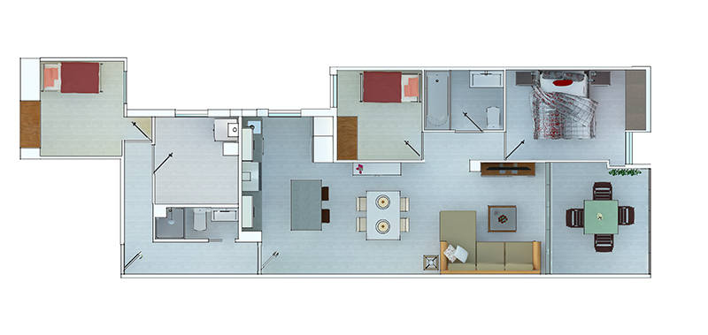 Proyecto plano 3d novodeco | homify