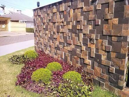 Pedra ferro 3d por decor pedras pisos e revestimentos moderno | homify