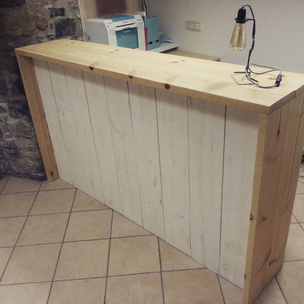 Mostrador madera natural para tienda de mind made - muebles hechos con ... Mostrador madera natural para tienda de mind made - muebles hechos con ...
