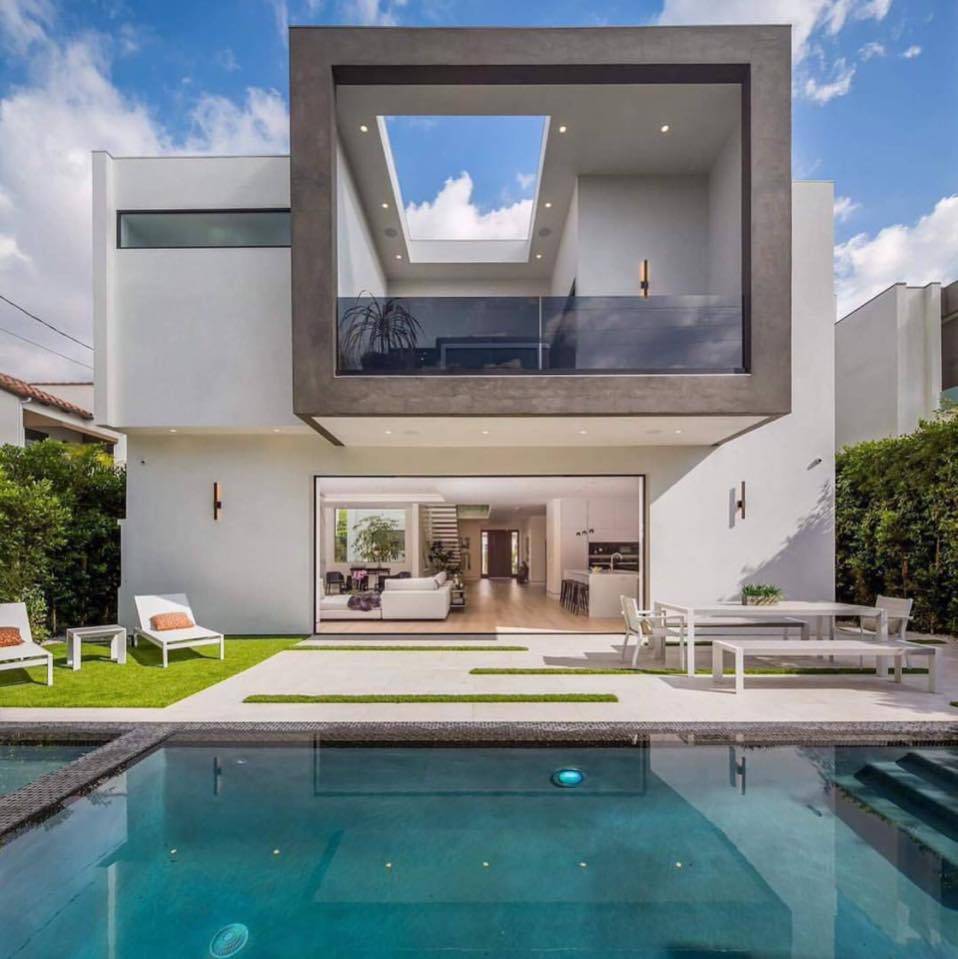 Casa cúbica con diseño minimalista | homify