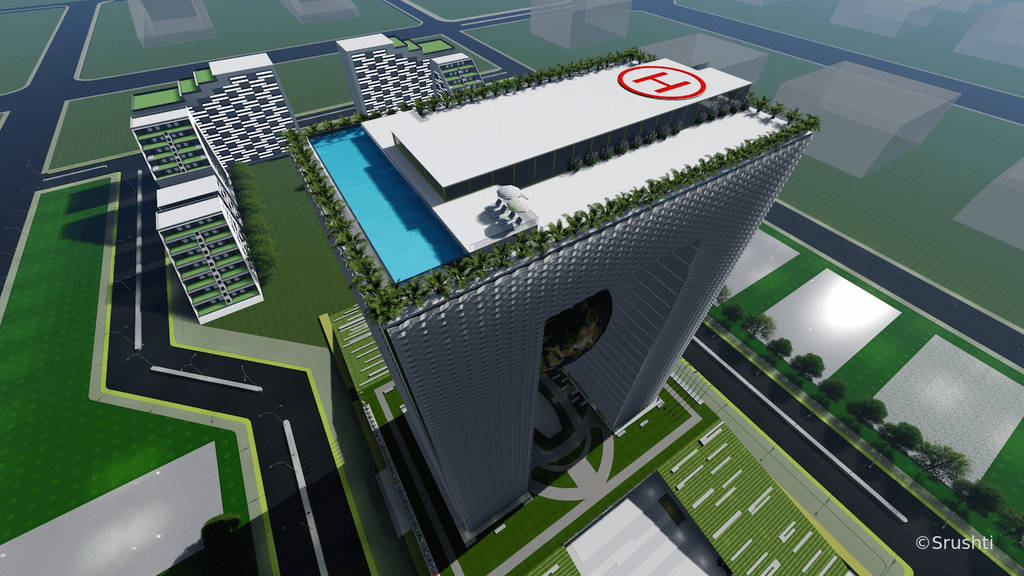 Architecture visualisation for apnrt icon building | homify
