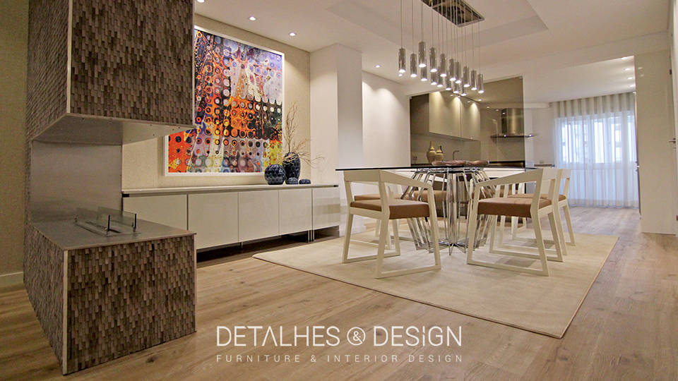 Projeto design de interiores - open space (hall, sala e cozinha ...