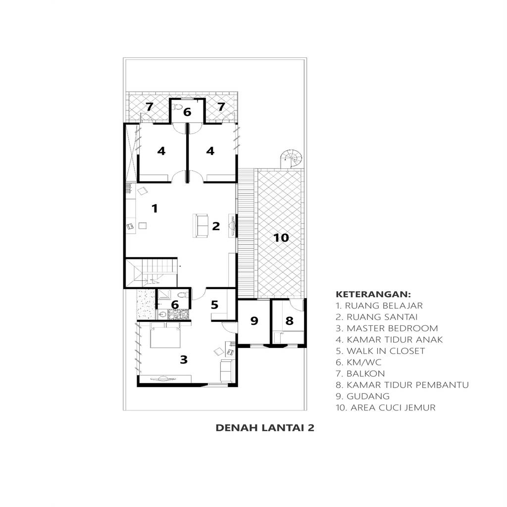 Denah lantai 2 | homify