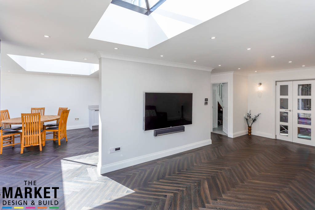 A side return extension & home refurbishment , the market design & build | homify