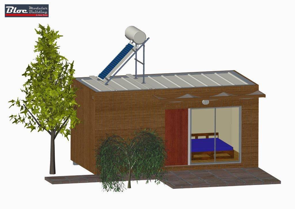 Casa modular modelo bloc linea t0 - 21m2, bloc - casas modulares | 호미파이 ...
