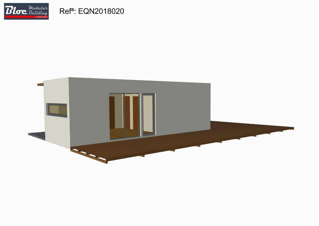 Casa modular modelo bloc linea t2 de 54 m2 , bloc - casas modulares ...