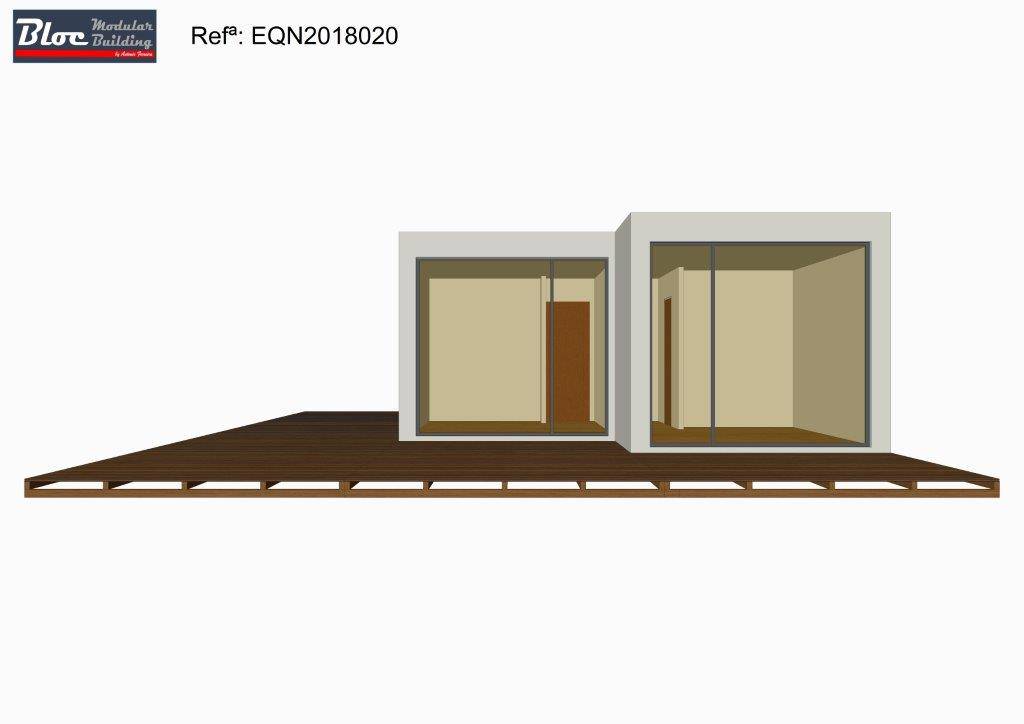 Casa modular modelo bloc linea t2 de 54 m2 , bloc - casas modulares ...