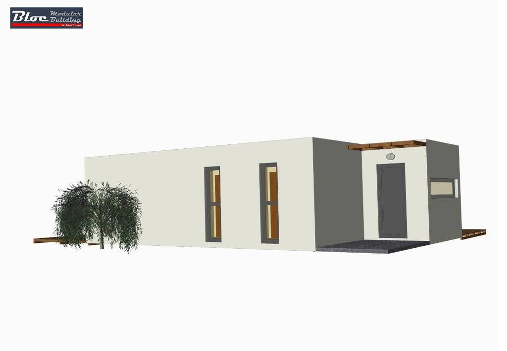 Casa modular modelo bloc linea t2 de 54 m2 , bloc - casas modulares ...