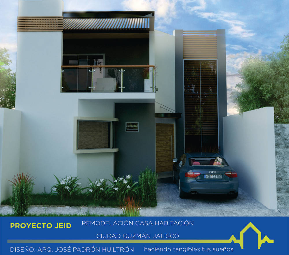 Remodelación jeid. render diurno exterior. | homify