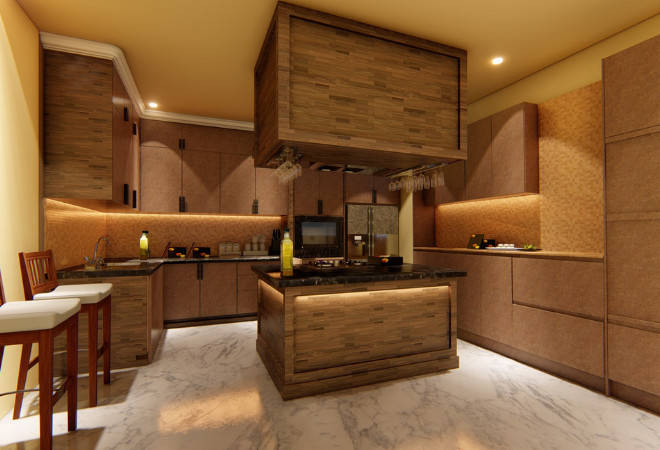 Modular kitchen design, manglam decor | homify