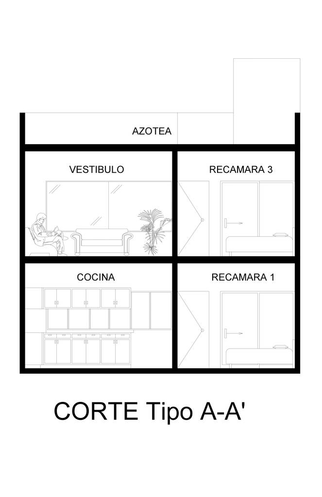 Corte tipo a-a´ | homify